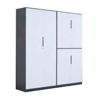 China SPCC Cold Rolled Steel Filing Cabinet 0.6mm Thickness H1850mm with Glass Door for sale