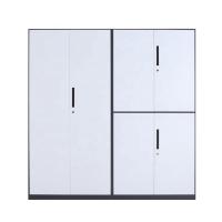 China SPCC Cold Rolled Steel Filing Cabinet 0.6mm Thickness H1850mm with Glass Door for sale