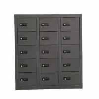 China 25 Door Metal Cell Phone Locker 0.5-1.8mm Cold Rolled Steel Employee Storage for sale