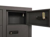 China 25 Door Metal Cell Phone Locker 0.5-1.8mm Cold Rolled Steel Employee Storage for sale