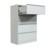 China Wide Metal Lateral 4 Drawer Filing Cabinet Fire Resistant for sale