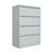 China Wide Metal Lateral 4 Drawer Filing Cabinet Fire Resistant for sale