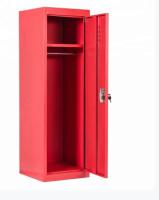 China Flat Pack Metal Storage Cabinet Single Door Steel Locker H1850xW500xD400mm for sale