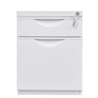 China Durable Steel Mobile Pedestal Movable Office Storage 2 drawer mobile file cabinet for sale