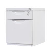 China Durable Steel Mobile Pedestal Movable Office Storage 2 drawer mobile file cabinet for sale