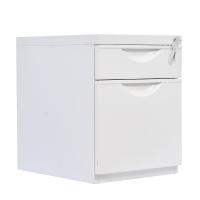 China Durable Steel Mobile Pedestal Movable Office Storage 2 drawer mobile file cabinet for sale