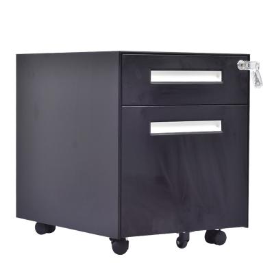 China Steel 2 Drawer Mobile Pedestal Anti Dumping Assembly Structure for sale