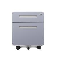 China Steel 2 Drawer Mobile Pedestal Cabinet 0.6mm Cold Rolled Office Furniture for sale