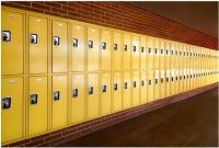 China 3 Compartment metal Staff Locker Cabinet Gym Storage Locker for sale