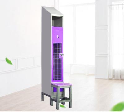 China Single Door Wire Mesh Inclined Top Metal File Locker with Bench H1800xW380xD420mm for sale