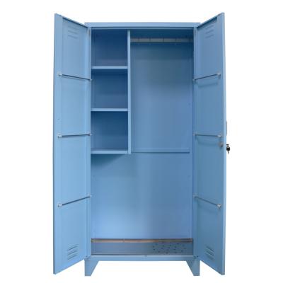 China Knock Down Metal Locker Shelves For Mop And Tower Bar for sale