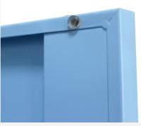 China Knock Down Metal Locker Shelves For Mop And Tower Bar for sale