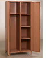 China Steel 2 Door Metal Storage Locker H1700mm W760mm D500mm for Home Office for sale