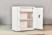 China 6mm Thick Steel Filing Cabinet Metal Safe Cabinet with Fingerprint Lock 6 Point Locking for sale