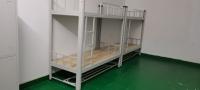 China Knocked Down Steel Bunk Bed Dormitory Apartment Army Bunk Bed for sale
