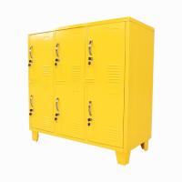China Mini Small 6 Door Safety Steel Storage Locker With Lock Office Use for sale