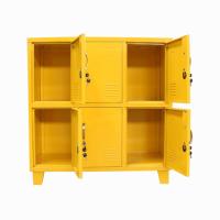 China Mini Small 6 Door Safety Steel Storage Locker With Lock Office Use for sale