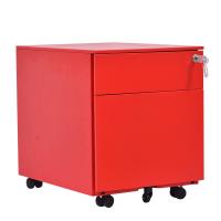 China Steel 2 Drawer Mobile Pedestal File Cabinet 600x400x500mm Powder Coating for sale