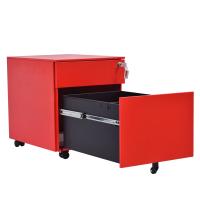 China Steel 2 Drawer Mobile Pedestal File Cabinet 600x400x500mm Powder Coating for sale