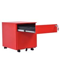 China Steel 2 Drawer Mobile Pedestal File Cabinet 600x400x500mm Powder Coating for sale