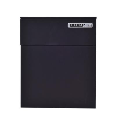 China 2 Drawer Mobile Pedestal Metal Storage Cabinet with Digital Lock 0.6mm Steel for sale