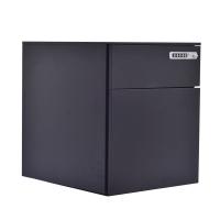 China 2 Drawer Mobile Pedestal Metal Storage Cabinet with Digital Lock 0.6mm Steel for sale