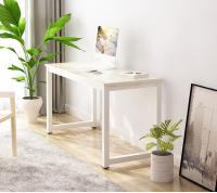 China Study Office Table Desk With Metal Legs Frame Office Dest Table for sale