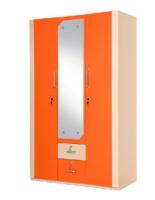 China Steel Office Wardrobe Closet W900 D400 H1850mm with 3-Point Locking System for sale
