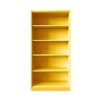 China 0.6mm Steel Library Book Shelf 900x400x1850mm Movable White Bookcase for Bookstore for sale