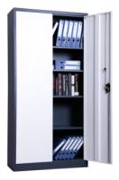 China Double Door Steel Filing Cabinet Solutions Electrostatic Powder Coating for sale