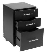 China Mobile Steel Filing Cabinet 0.7mm Cold Rolled Steel Electrostatic Powder Coating for sale