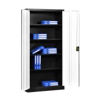 China Metal File Cabinet 2 Door Storage Cabinets With 4 Adjustable Shelf for sale