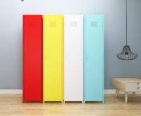 China Height 1700mm Metal Single Door Locker Storage Cabinet for Kids Living Room Office for sale