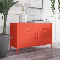 China Modern Steel TV Cabinet 1180x400x615mm Living Room Furniture with Adjustable Shelf for sale