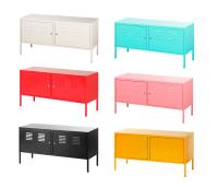 China Modern Steel TV Cabinet 1180x400x615mm Living Room Furniture with Adjustable Shelf for sale