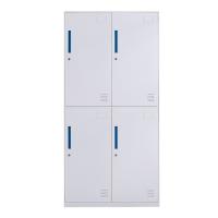China Powder Coated Steel Locker 6 Door 4 Door Office Furniture H1850mm Custom Colors for sale