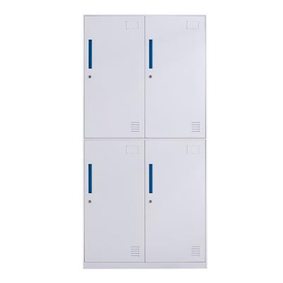 China Powder Coated Steel Locker 6 Door 4 Door Office Furniture H1850mm Custom Colors for sale