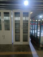 China Glass Door Steel Filing Cabinet H1850 W900 D400mm Cold Rolled SPCC Office Storage for sale