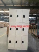 China Steel Two Doors Metal Wardrobe Locker Knocked Down for sale