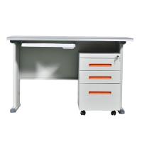 China MDF Desktop Metal Office Table Desk Office Furniture for sale
