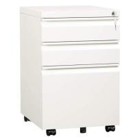 China 3 Drawer Steel Mobile Pedestal With WT Locking System for sale