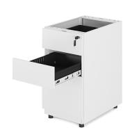 China A4 File 3 Drawer Fixed Pedestal Filing Cabinet Office Equipment for sale
