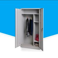 China Steel Storage Cabinet 1850x900x400mm Double Door Swing for Workspace Cleaners Clothing Equipment for sale