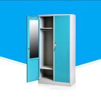 China Steel Storage Cabinet 1850x900x400mm Double Door Swing for Workspace Cleaners Clothing Equipment for sale