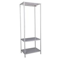China Knock down End Cloth Dryer Rack Large Area Metal Clothing Display Rack for sale