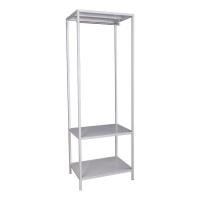 China Knock down End Cloth Dryer Rack Large Area Metal Clothing Display Rack for sale