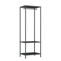 China Knock down End Cloth Dryer Rack Large Area Metal Clothing Display Rack for sale