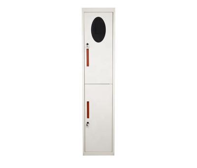 China 2 Door Steel Storage Locker School Wardrobe Modern Colorful Clothes Customized for sale