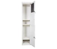 China 2 Doors Metal Locker Cabinet Vertical Standing With Hanger for sale