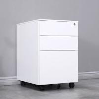 China 3 Drawer Mobile Pedestal File Cabinet 400x500x600mm Steel Office Furniture for sale